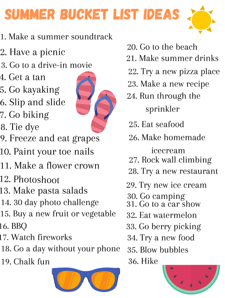 Summer Bucket List Ideas: 30+ Best Things to Do In Summer - Your ...